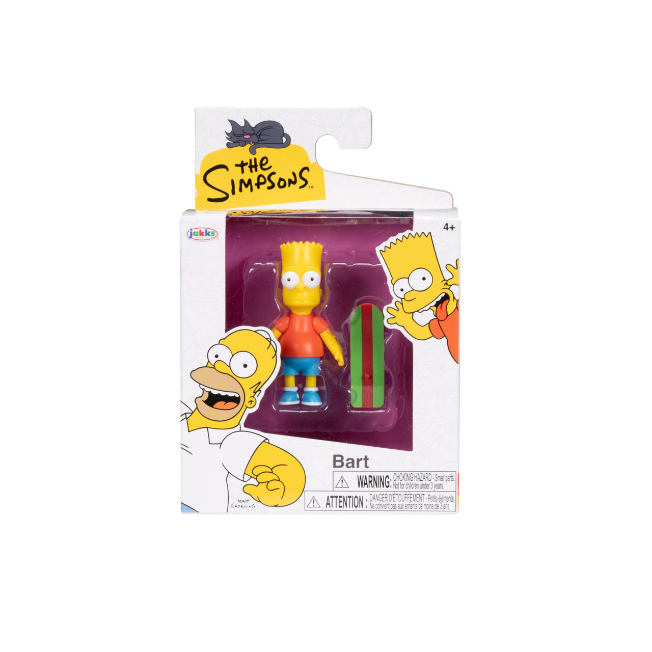 The Simpsons Wave 1 Bart 2.5" Figure – Collectible Mini Figure