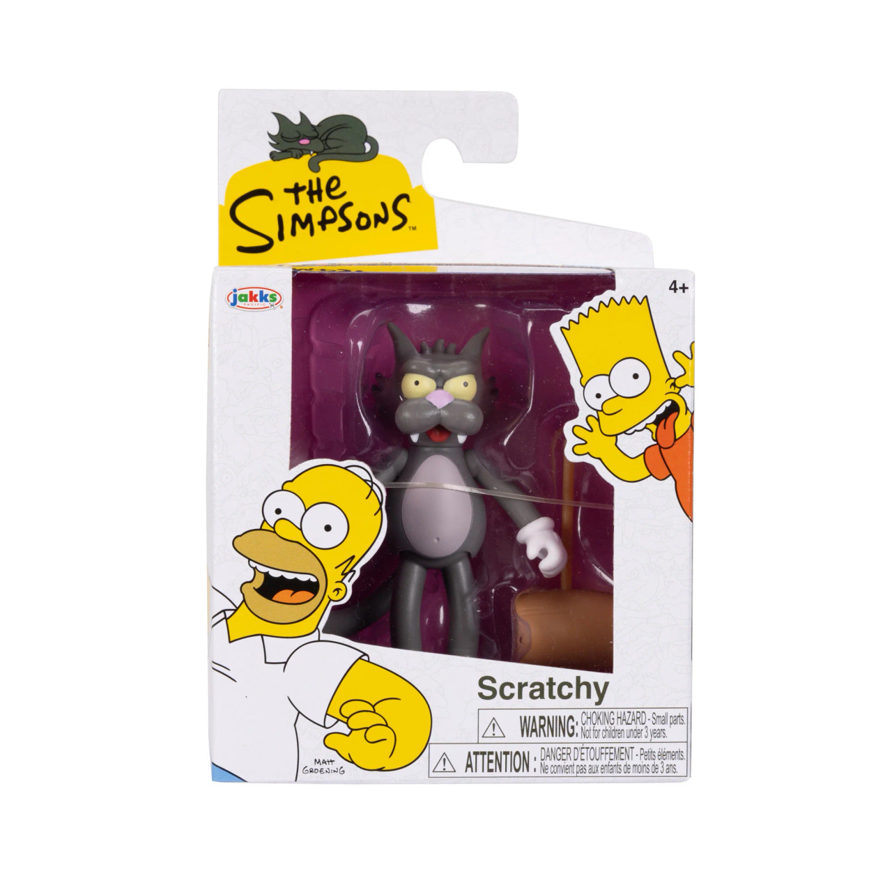 The Simpsons Wave 2 Scratchy 2.5" Figure – Collectible Mini Figure