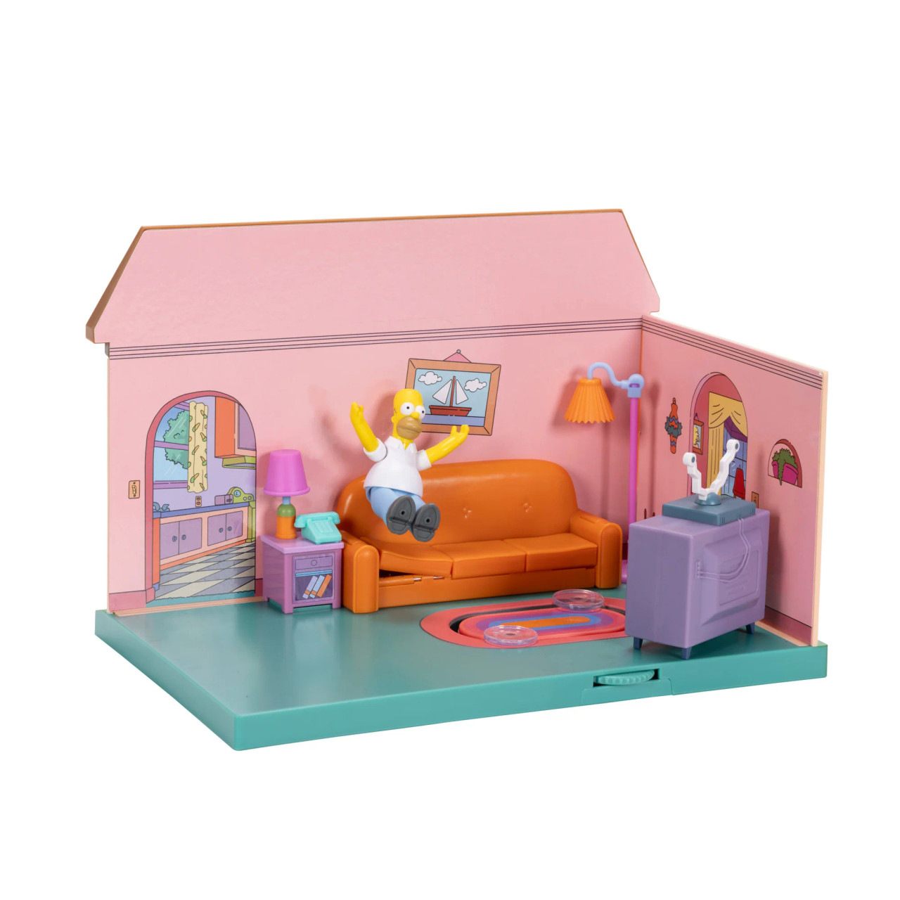 The Simpsons Living Room Diorama – Iconic Collectible Display Set