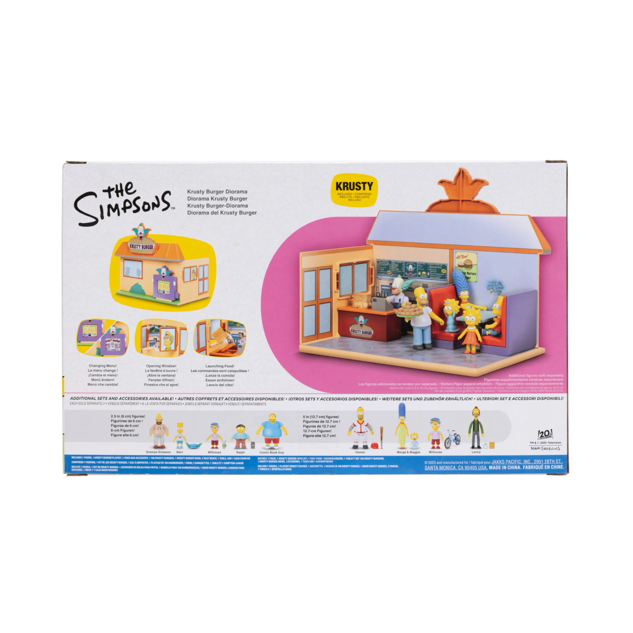 The Simpsons Playset Krusty Burger – Iconic Collectible Display Set