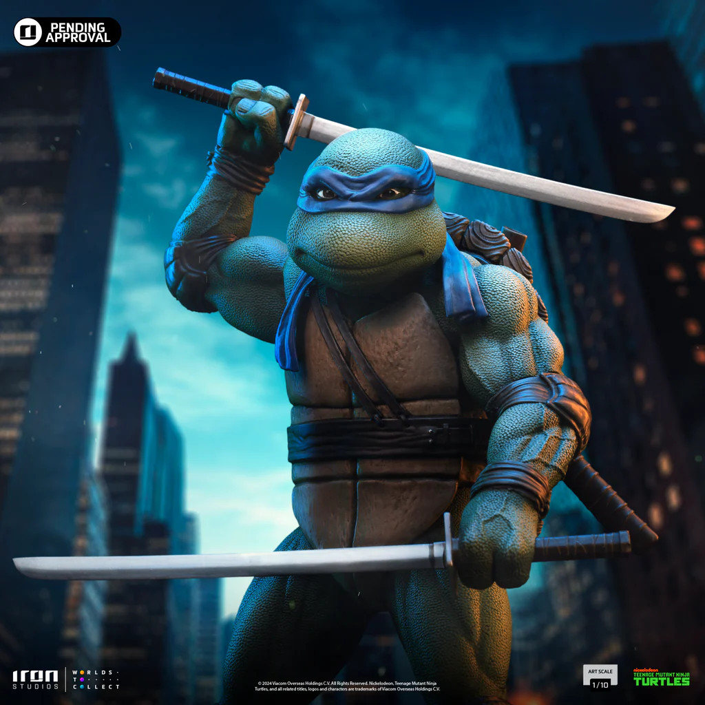 Iron Studios Teenage Mutant Ninja Turtles (1990) Leonardo 1:10 Art ...