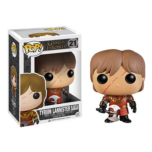 Game of Thrones Tyrion Lannister with Scar and Battle Armor Pop! Vinyl ...