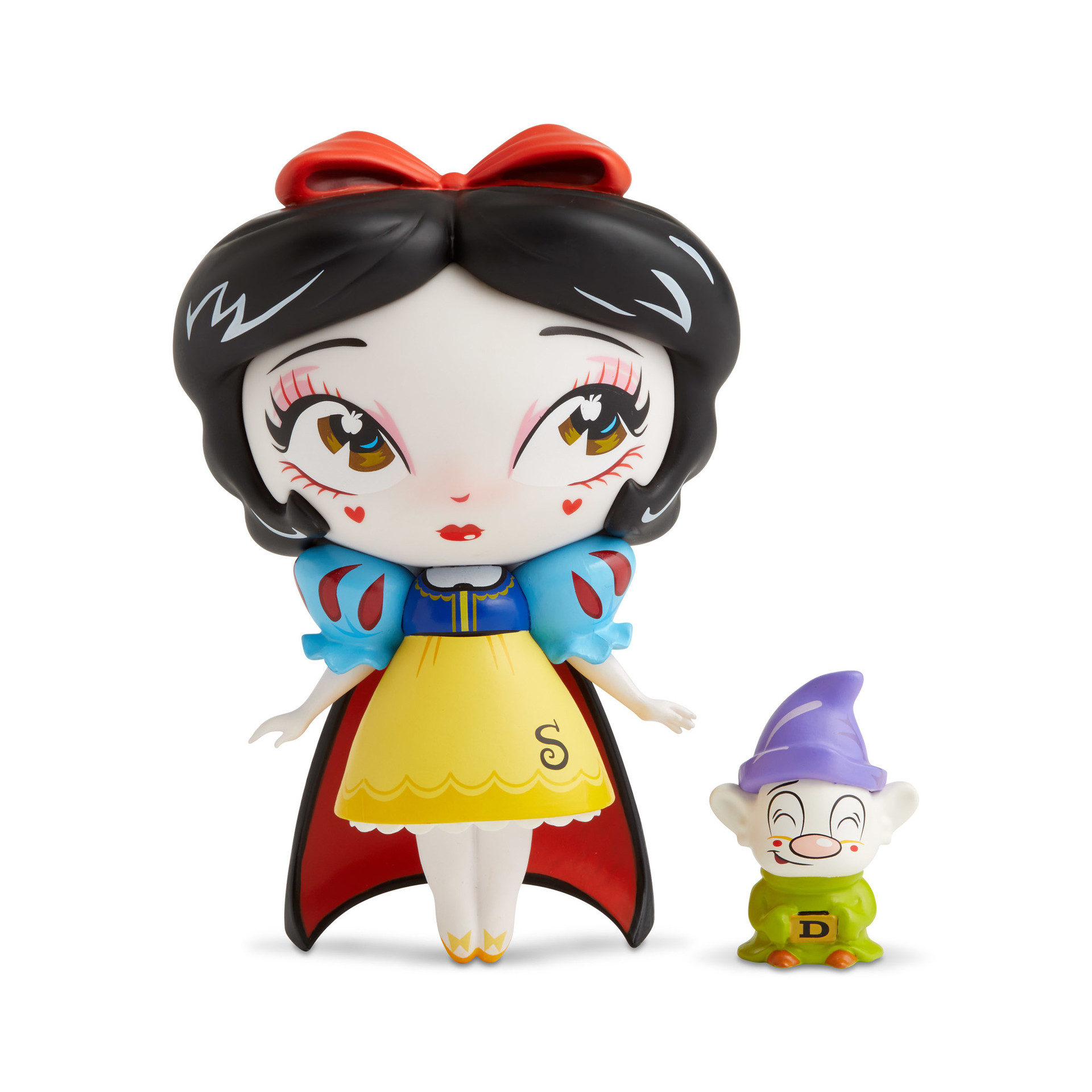 Disney The World of Miss Mindy Snow White With Dopey Vinyl Figure - Buy ...