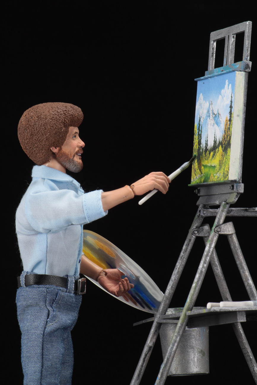 Bob Ross 8-Inch Scale Clothed Action Figure - Buy at Not Just Toyz