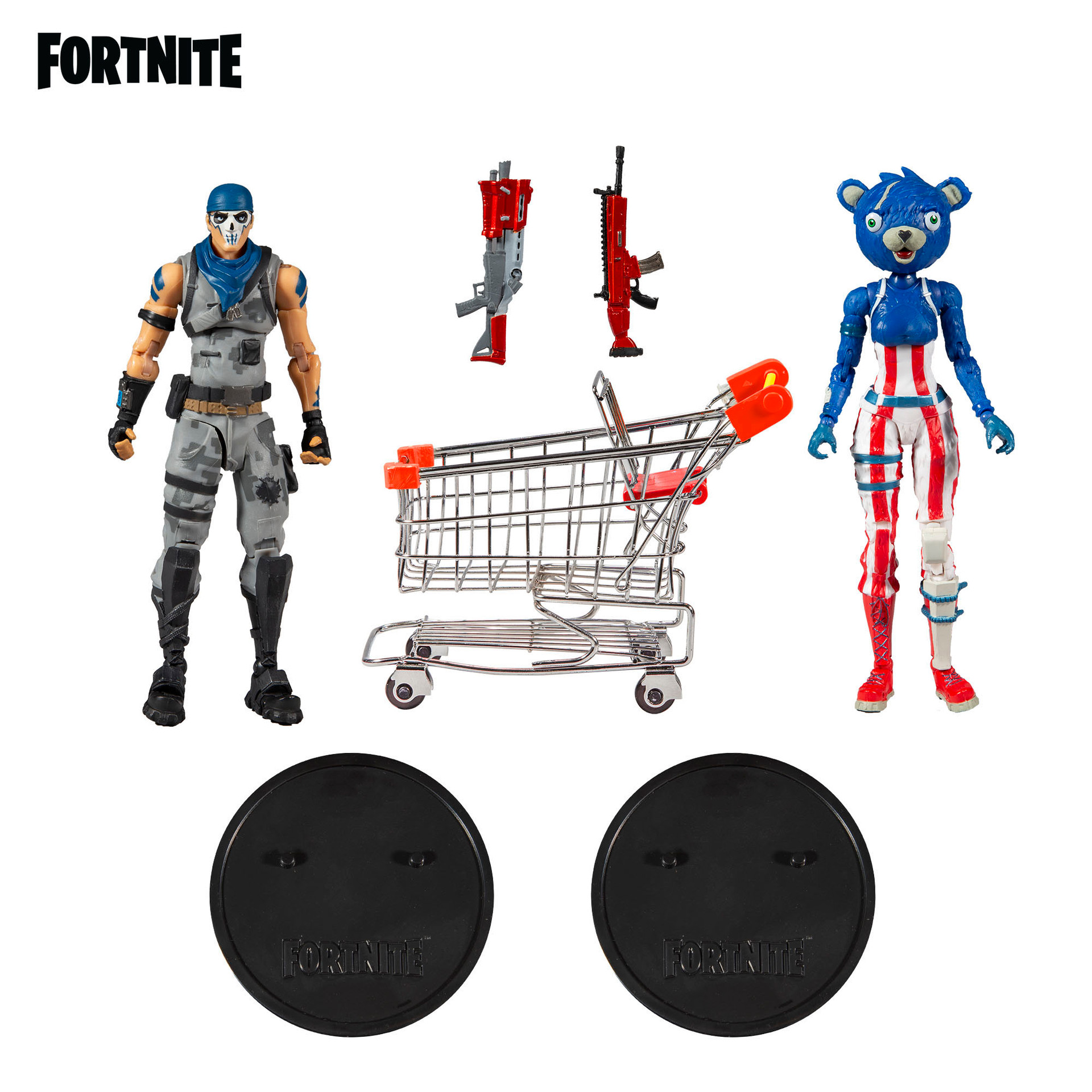 Fortnite Shopping Cart Pack #1 Action Figure Bundle 2-Pack - Buy at Not ...