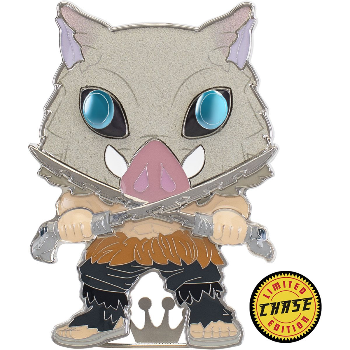 Funko Demon Slayer Inosuke Hashibira Large Enamel CHASE Pop! Pin - Buy ...
