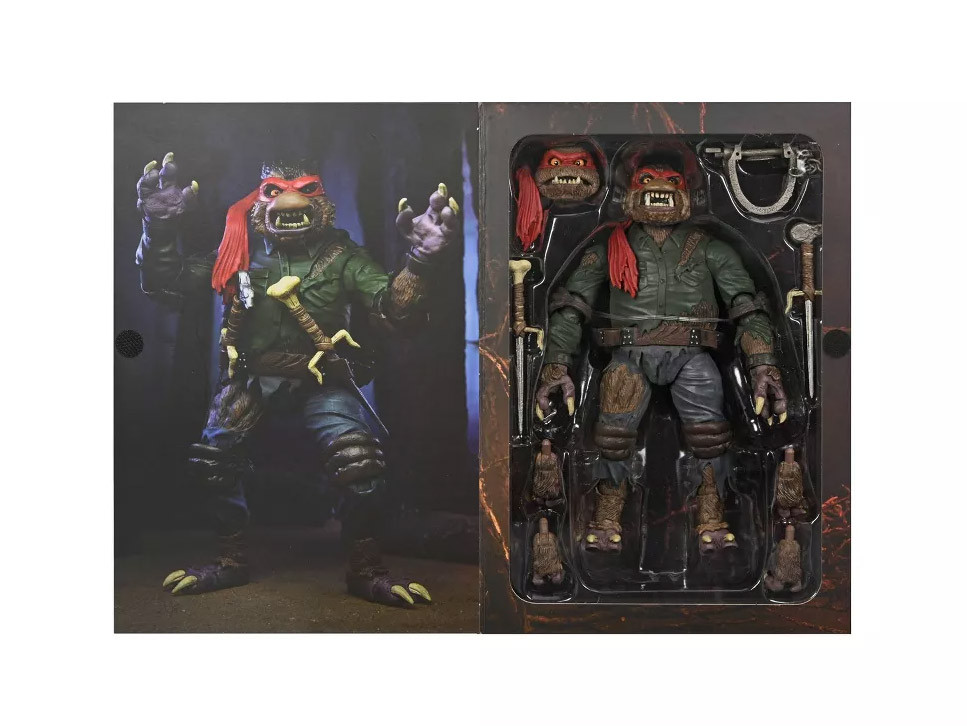 NECA Universal Monsters x TMNT Ultimate Raphael as The Wolfman Figure ...