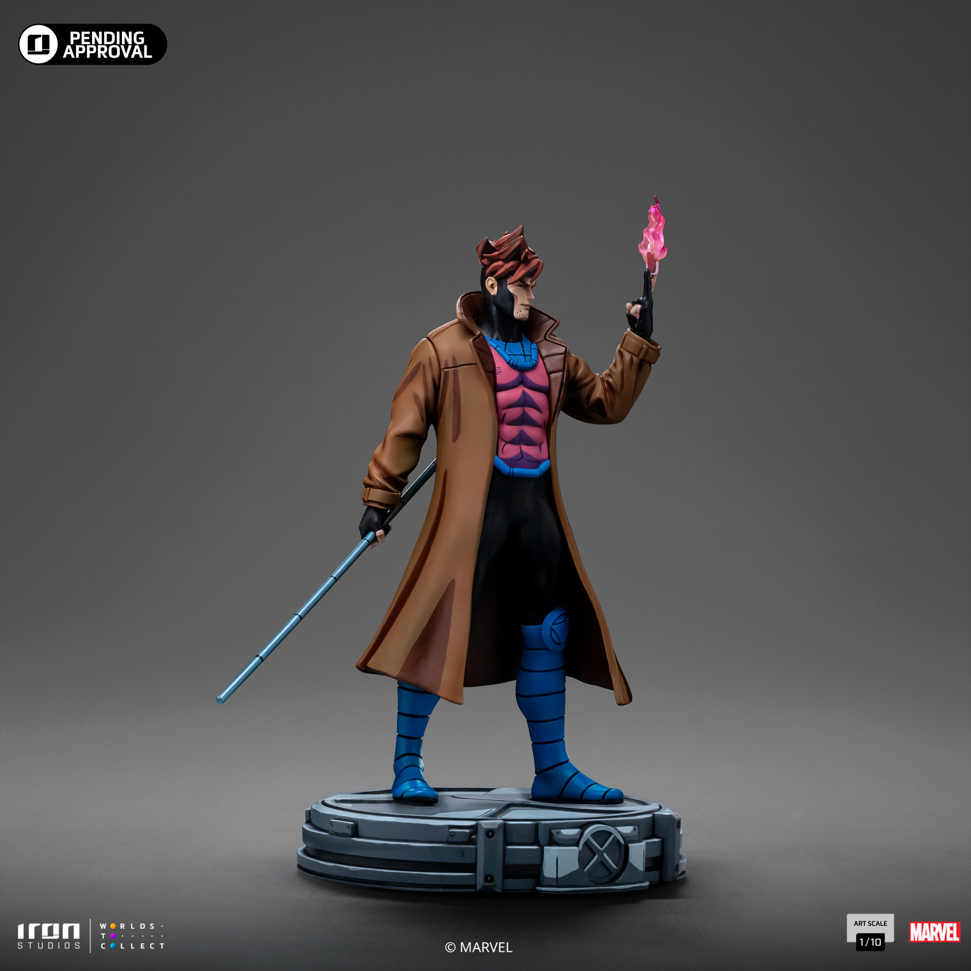 Iron Studios X-Men 97 Gambit Limited Edition Art Scale 1/10 Statue ...
