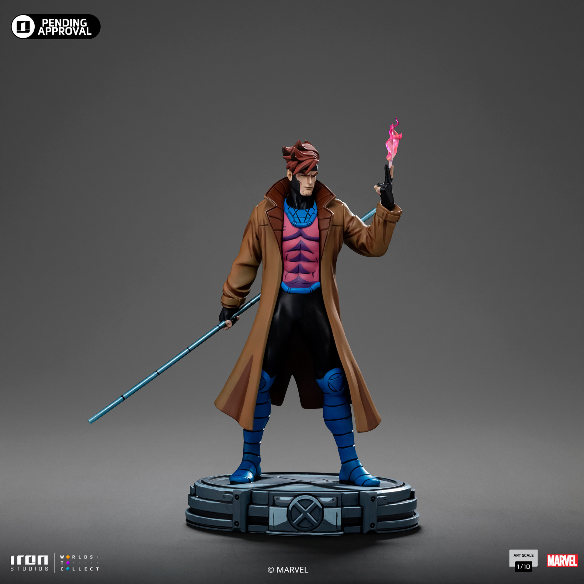 Iron Studios X-Men 97 Gambit Limited Edition Art Scale 1/10 Statue ...