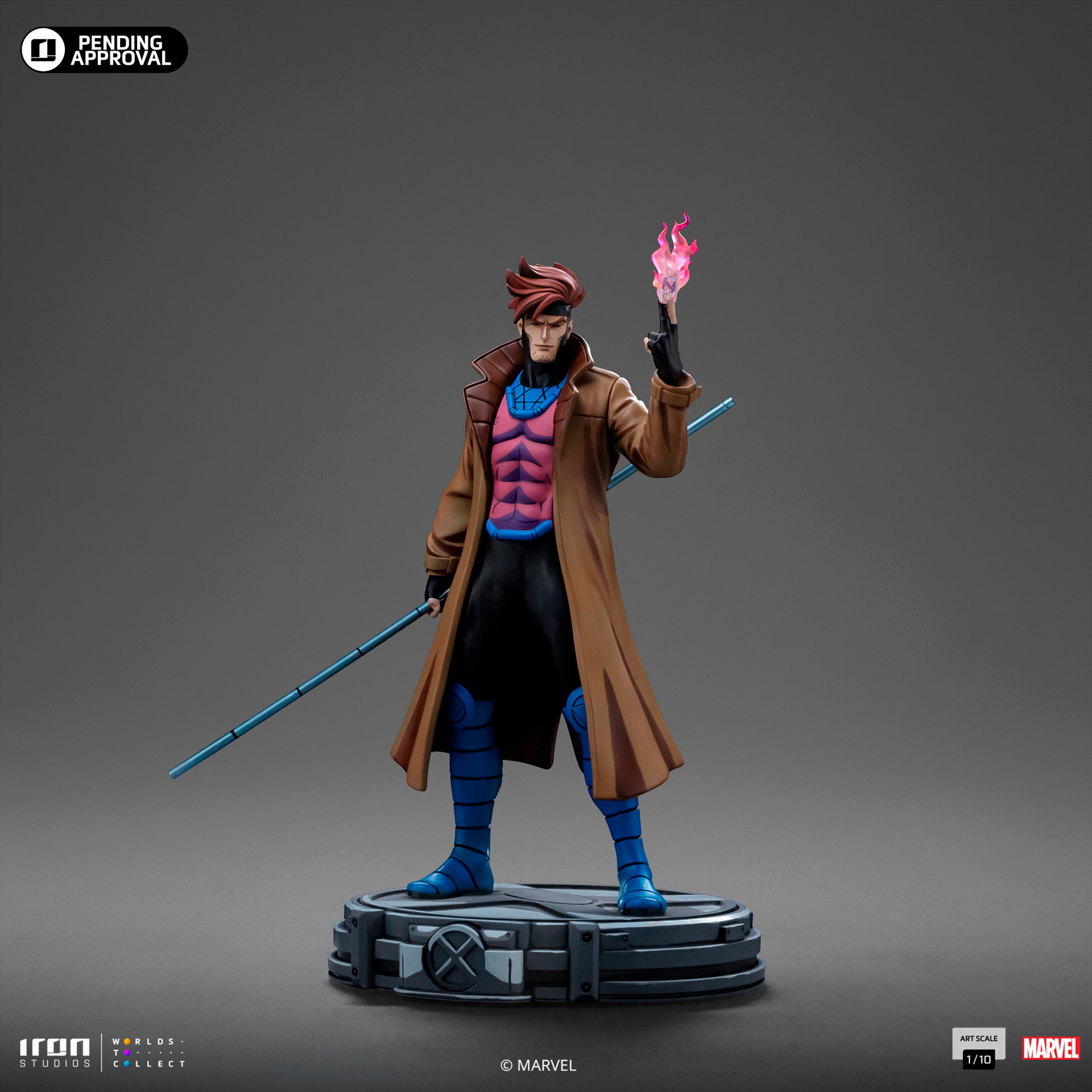 Iron Studios X-Men 97 Gambit Limited Edition Art Scale 1/10 Statue ...