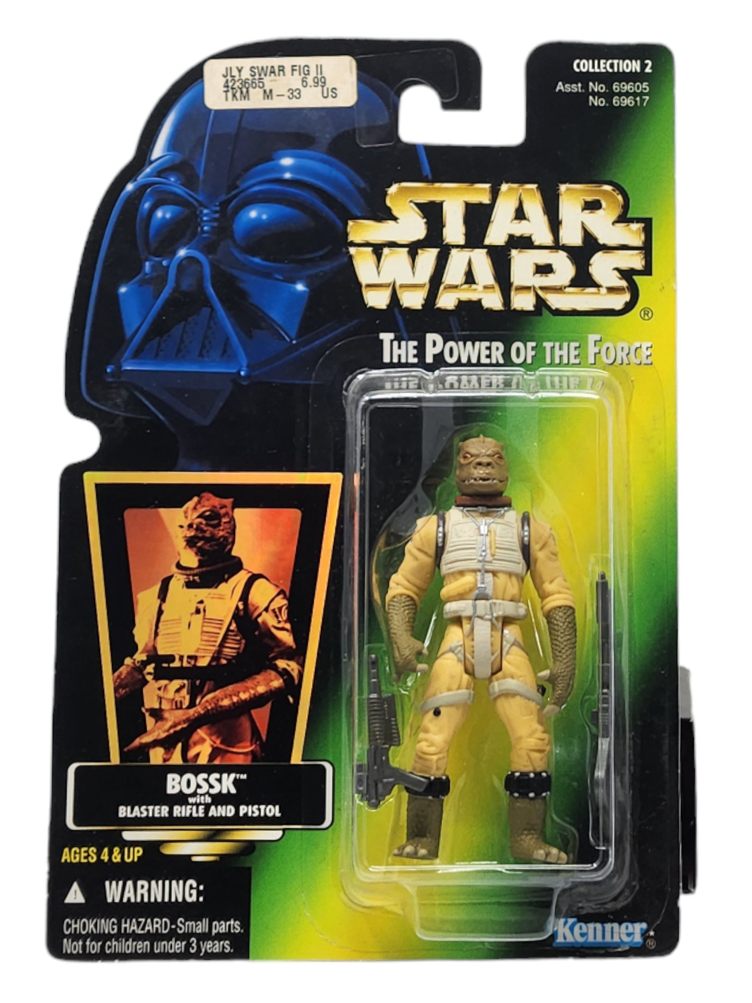 Kenner Star Wars POTF Bossk Action Figure - Collectible Toy