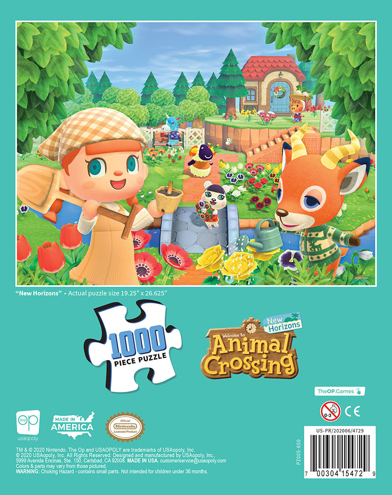 Animal Crossing “New Horizons” 1000 Piece Puzzle - Buy at Not Just Toyz