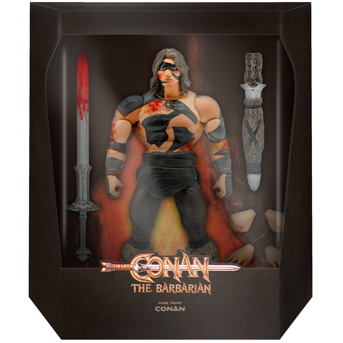 Super7 Conan the Barbarian Ultimates War Paint Conan 7-Inch Action ...