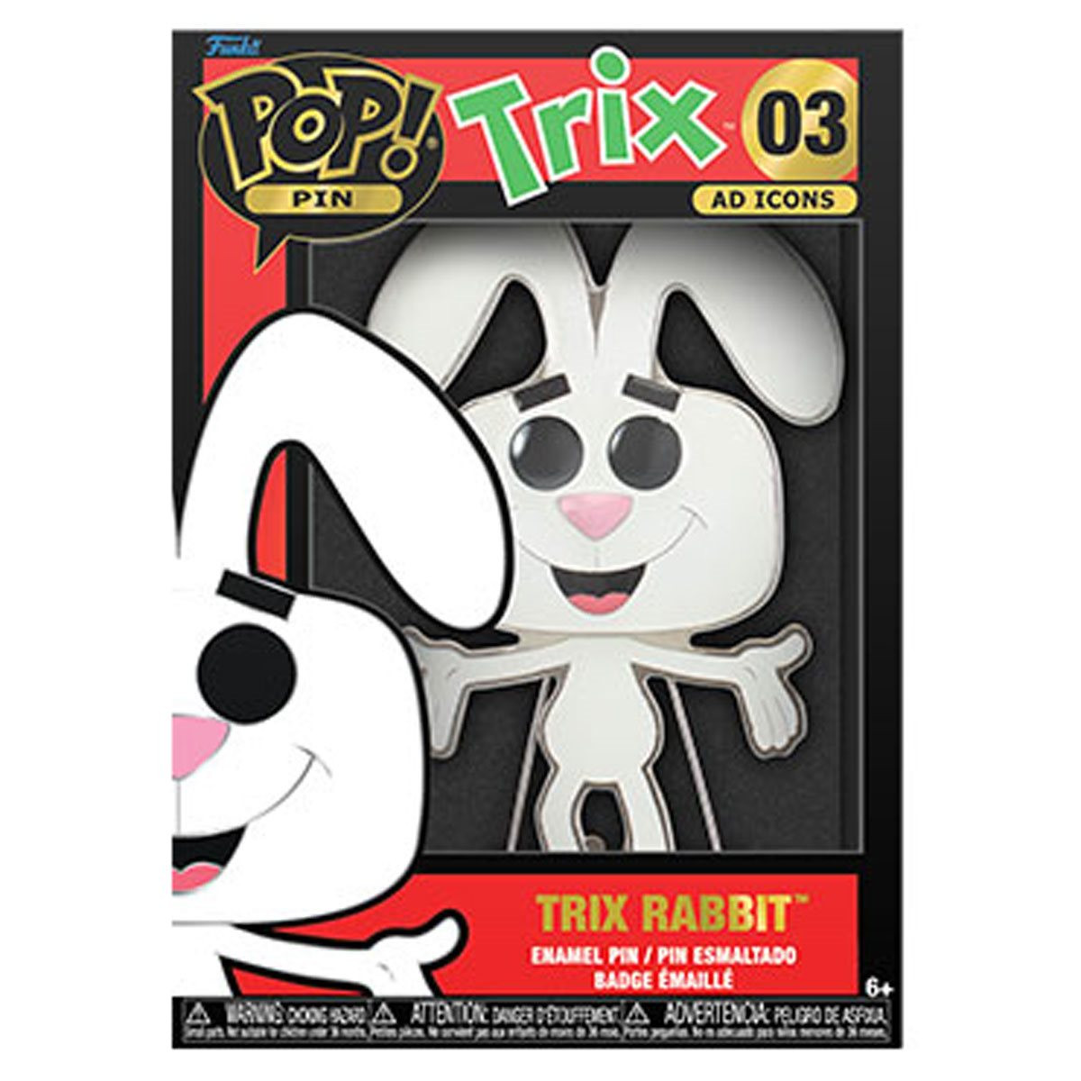 Funko Trix Rabbit Large Enamel Pop! Pin - Buy at Not Just Toyz