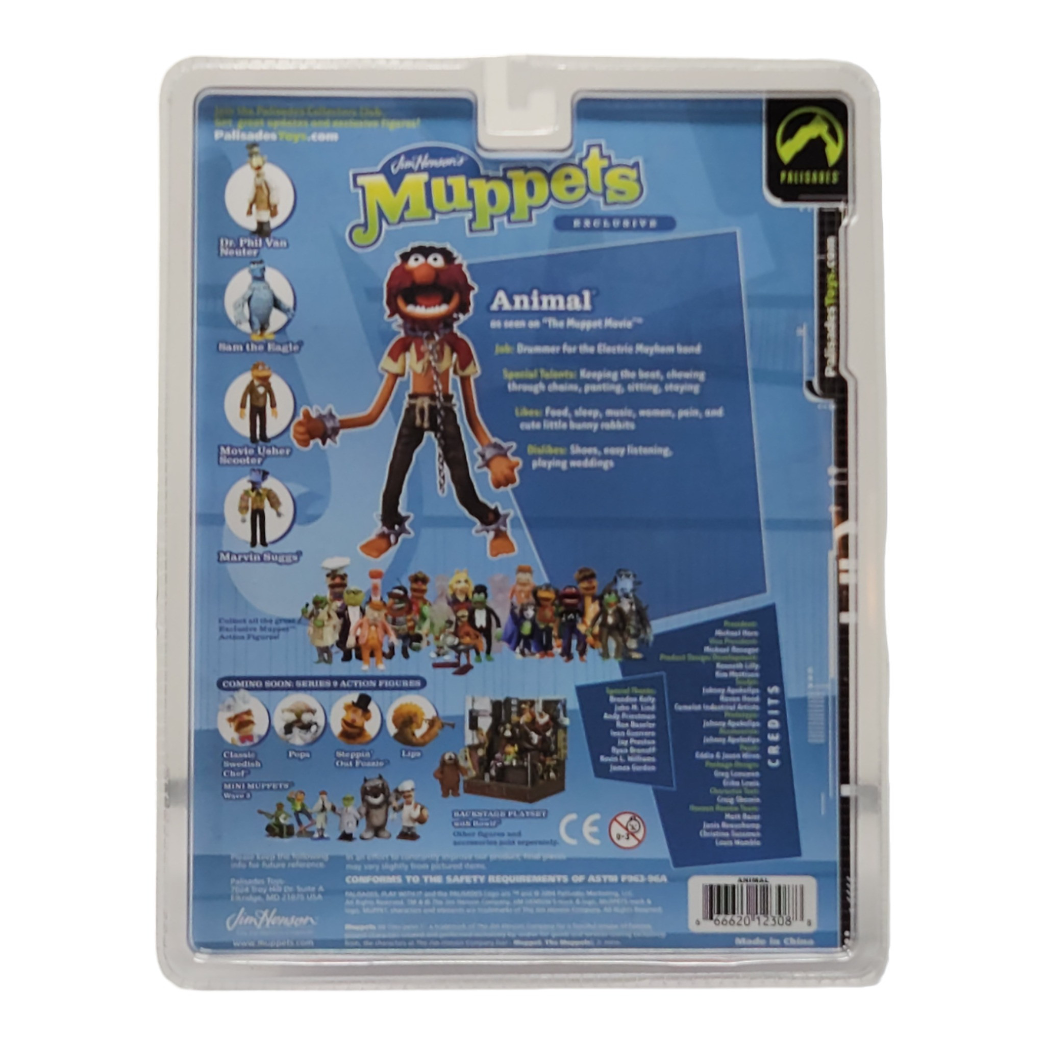 OMGCNFO.com Exclusive Palisades Muppets Animal Action Figure ...