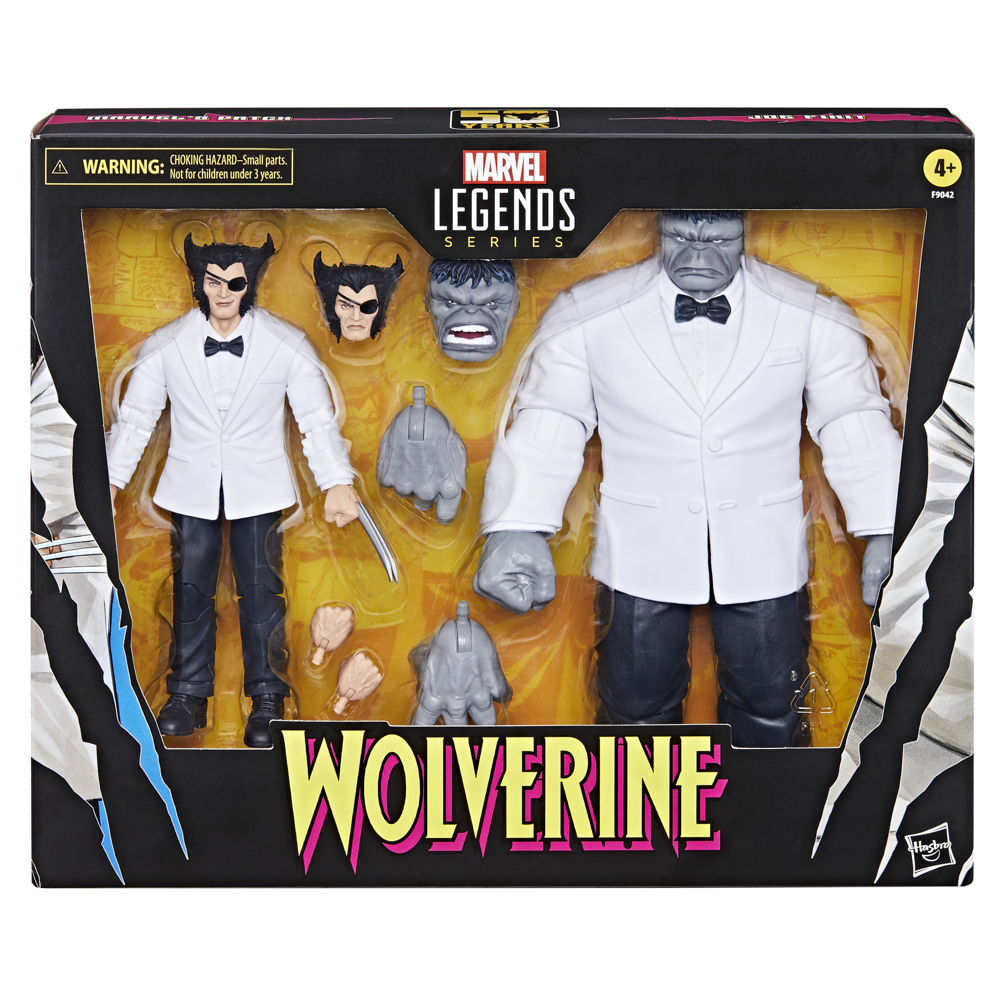 Hasbro Marvel Legends Wolverine 50th Anniversary Patch and Joe Fixit ...