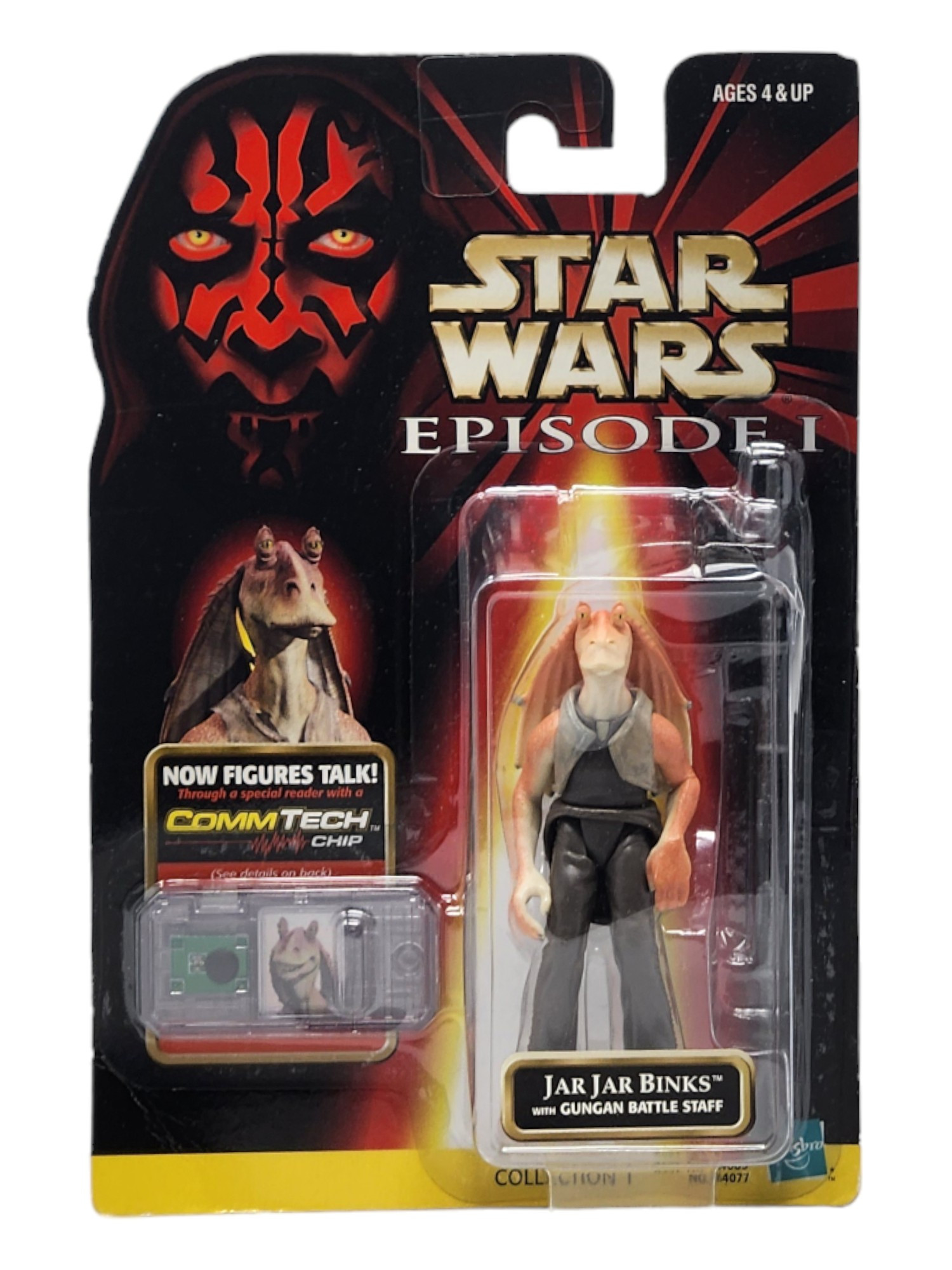 Hasbro Star Wars Episode 1 Jar Jar Binks Action Figure - Collectible Toy