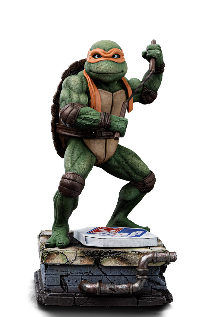 Iron Studios Teenage Mutant Ninja Turtles (1990) Michelangelo 1:10 Art ...