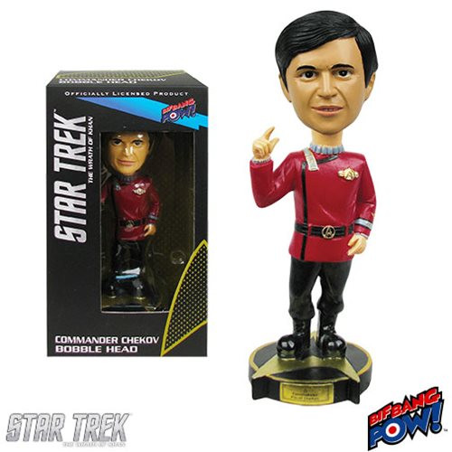 Star Trek II: The Wrath of Khan Commander Chekov Bobble Head Collectible