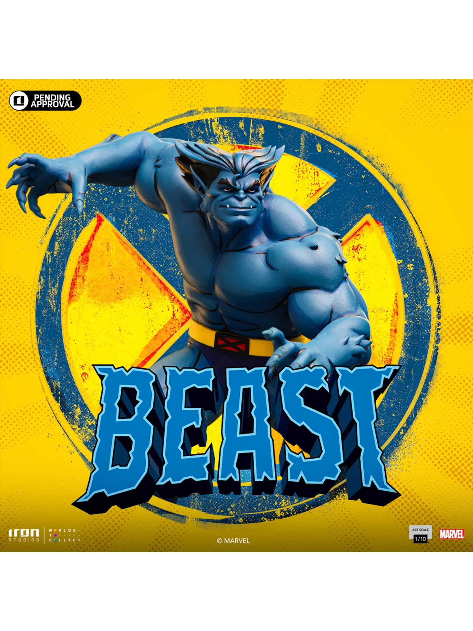 Iron Studios X-Men '97 Beast Limited Edition Art Scale 1/10 Statue