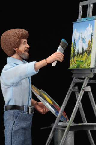 Bob Ross 8-Inch Scale Clothed Action Figure - Buy at Not Just Toyz