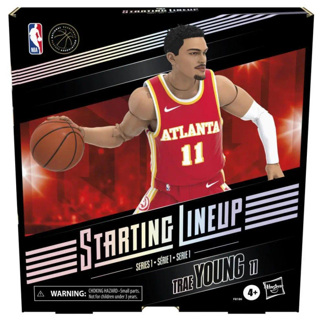 Hasbro Starting Lineup Series 1 Trae Young Figure - NBA Basketball ...