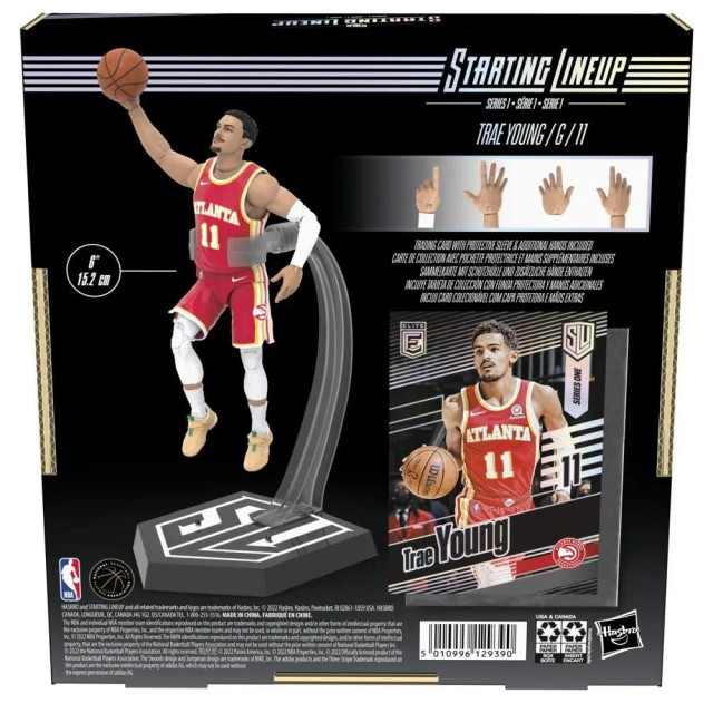 Hasbro Starting Lineup Series 1 Trae Young Figure - NBA Basketball ...