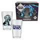 Doctor Who Anniversary Second Doctor 16 oz. Glass Set of 2 - Buy at Not ...