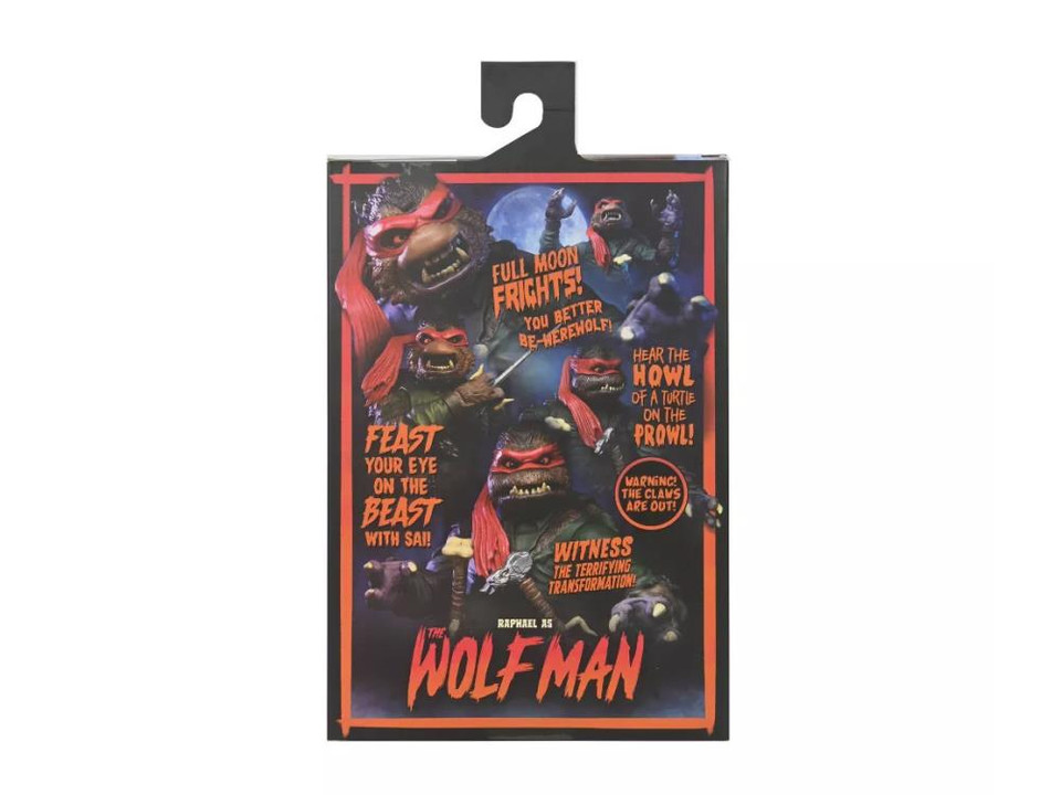 NECA Universal Monsters x TMNT Ultimate Raphael as The Wolfman Figure ...