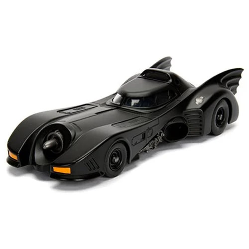 Batman 1989 Movie Batmobile 1:24 Scale Die-Cast Metal Model Kit with ...
