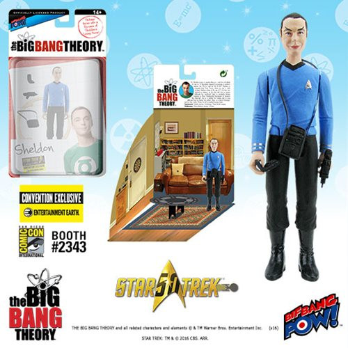 The Big Bang Theory Star Trek Sheldon 3 3/4-Inch Figure - Buy at Not ...