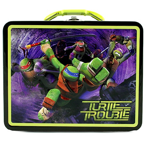 TMNT Turtle Trouble Large Embossed Tin Lunch Box - Buy at Not Just Toyz