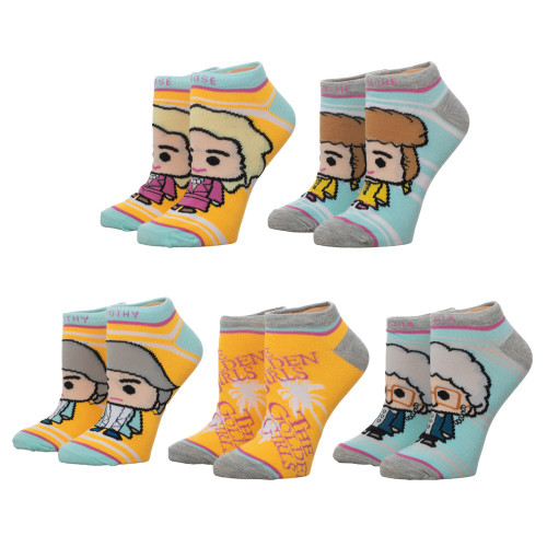 Golden Girls 5 Pair Ankle Socks - Buy at Not Just Toyz