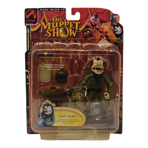 Collectible Palisades Muppets Series 2 Crazy Harry Action Figure ...