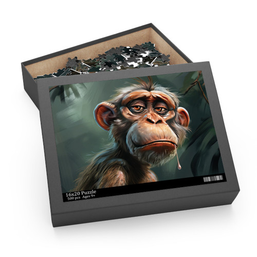 WildExpressions Melancholy Ape Jigsaw Puzzle Collection