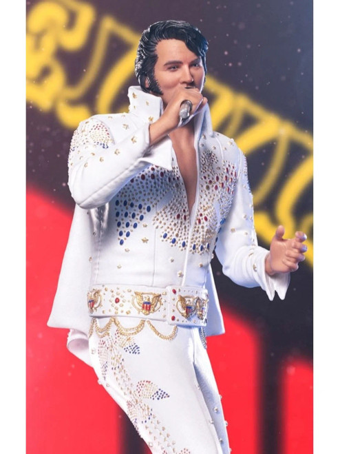 Iron Studios Elvis Presley 1973 Aloha From Hawaii 1/10 Art Scale Statue ...
