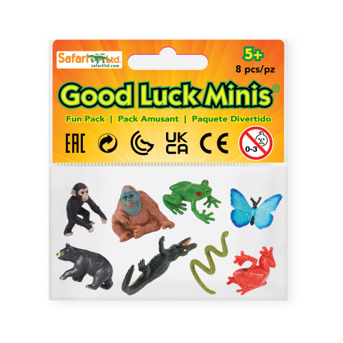 Rainforest Fun Pack – Miniature Jungle Animal Figure Set