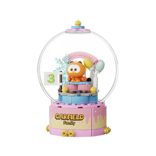 Pantasy Garfield Crystal Ball Series – Birthday Cake Mini Figure