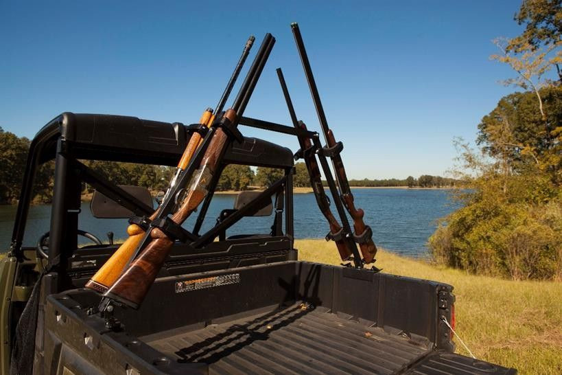 Side-By-Side Sporting Clays Gun Rack for the Polaris Ranger by Great Day