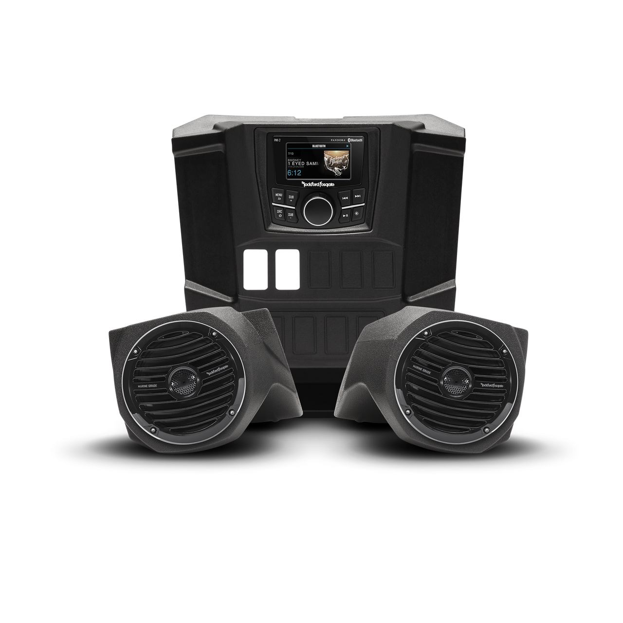 Polaris Ranger Stereo And Front Lower Speaker Kit By Rockford