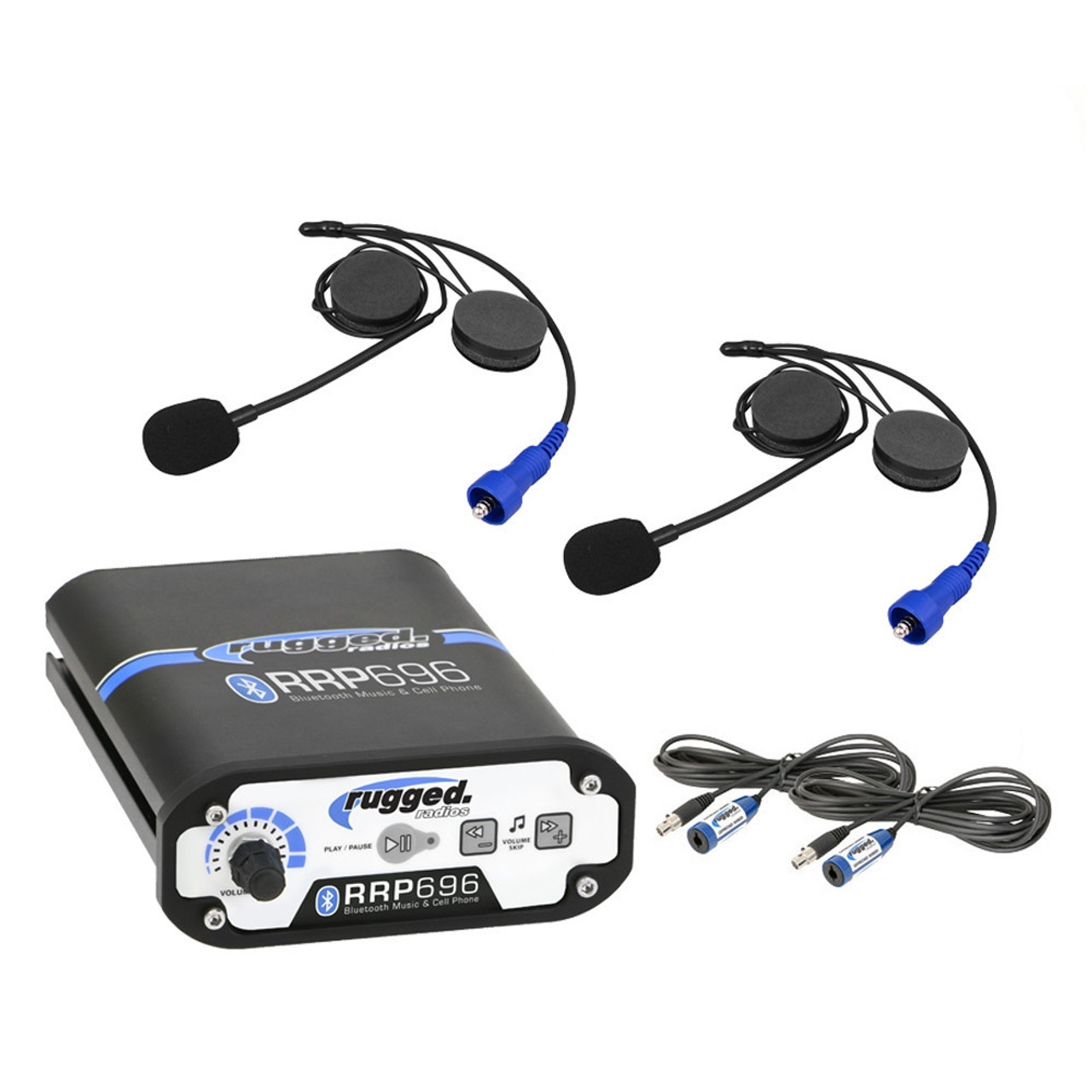 Ranger 2 Place Intercom With 60 Watt Radio And Alpha Audio Helmet Kits