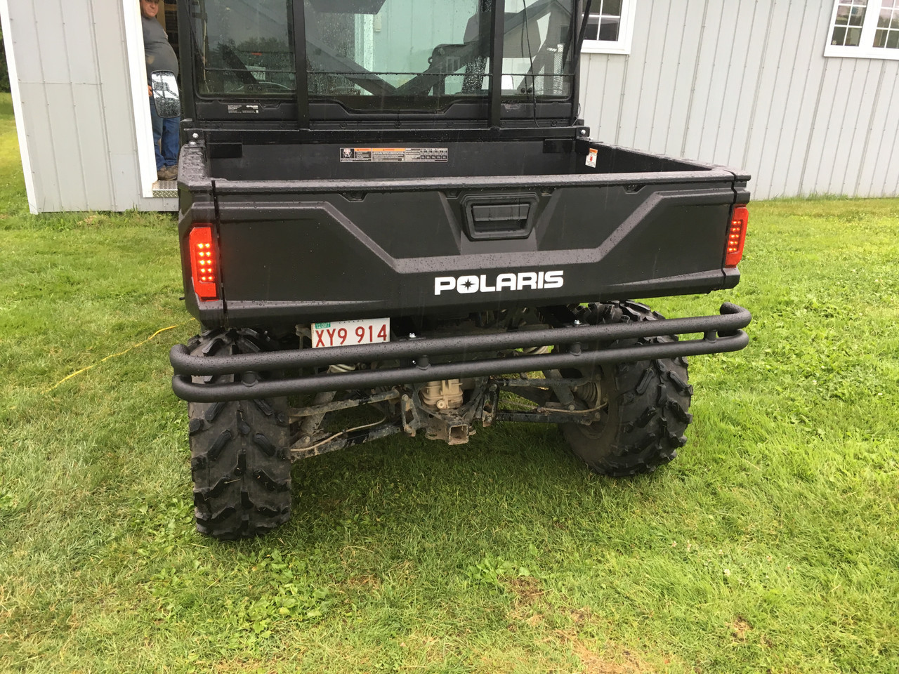 Polaris Ranger Xp 900xp 1000 Quad Utv Rear Bumper Brush Guard By Bison