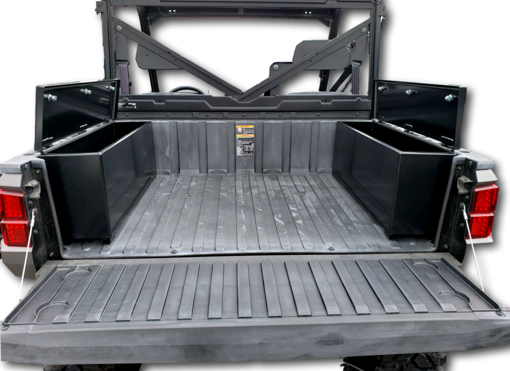 Polaris Ranger Storage Security Box (Black Powder Coat Finish ...