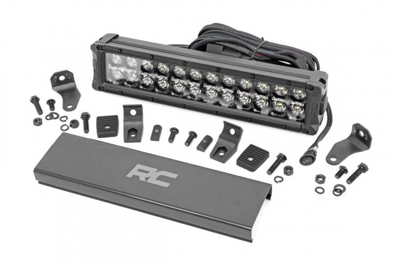 Polaris Ranger 12 Inch Cree Led Light Bar Dual Row Black Series W