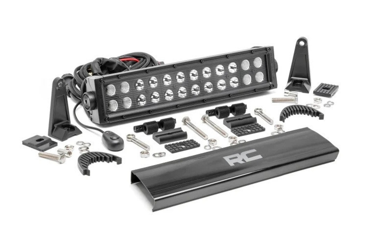 Polaris Ranger 12 Inch Cree Led Light Bar Dual Row Black Series