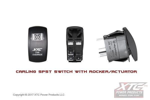Polaris Ranger Carling Switch with Fan Override Actuator/Rocker