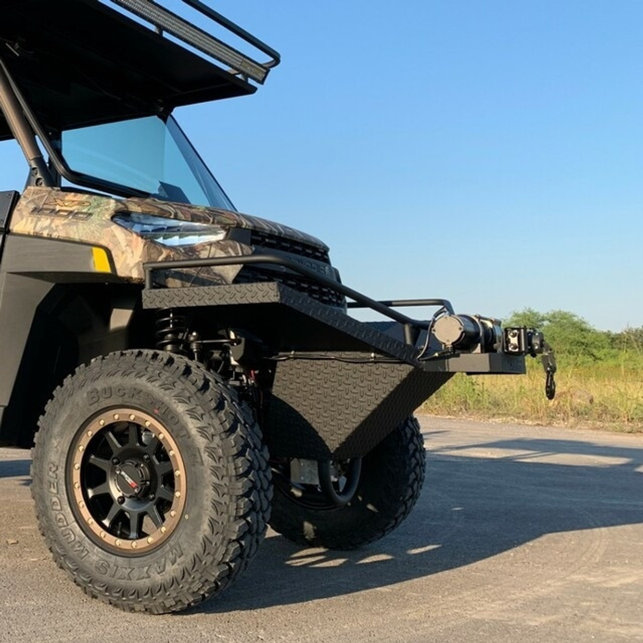 Polaris Ranger Feeder Bumper Front Rack By Ranch Armor Pb13 Xx