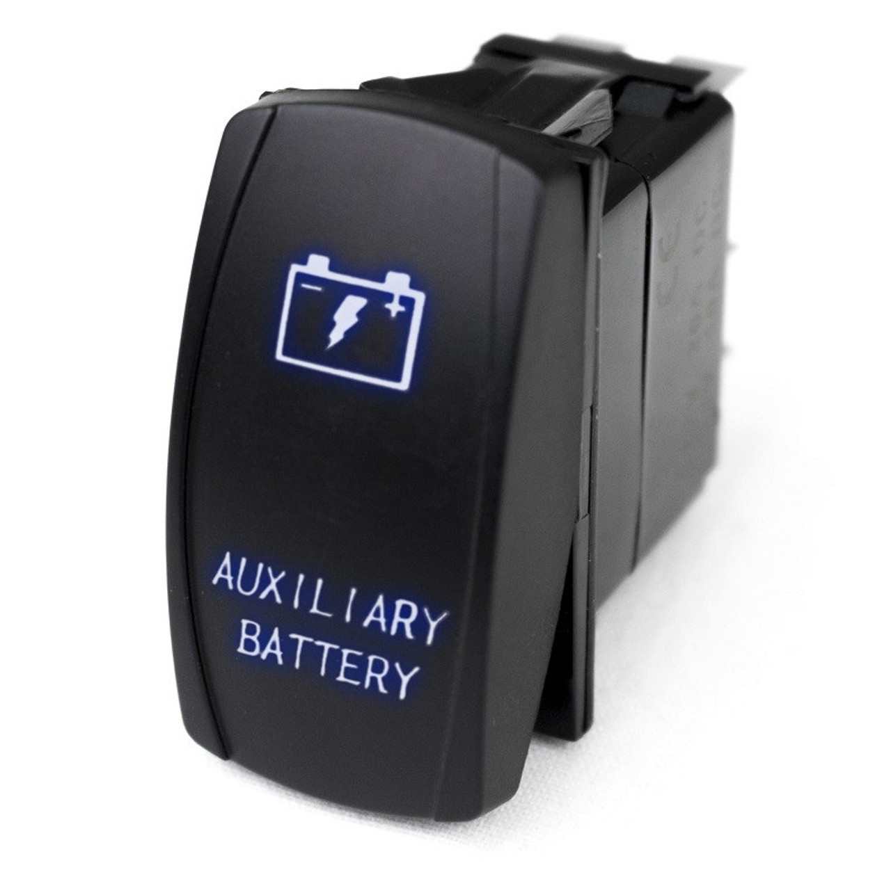 Polaris Ranger Rocker Switch W Blue Led Radiance Auxiliary Battery By