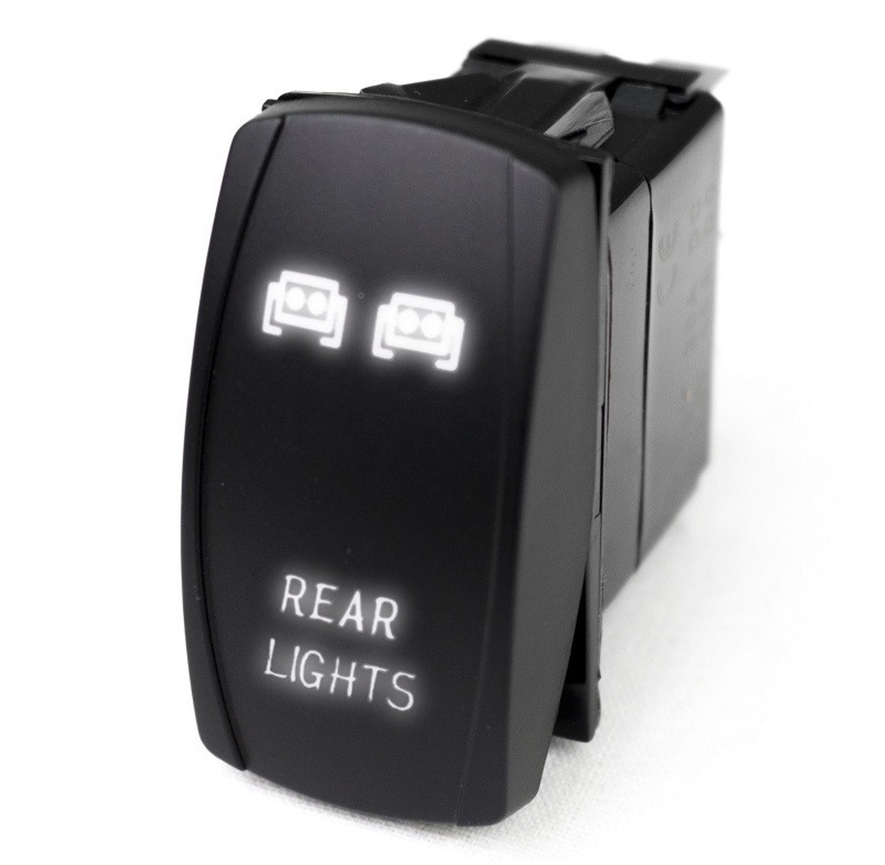Polaris Ranger Led Rocker Switch W White Led Radiance Rear Lights By