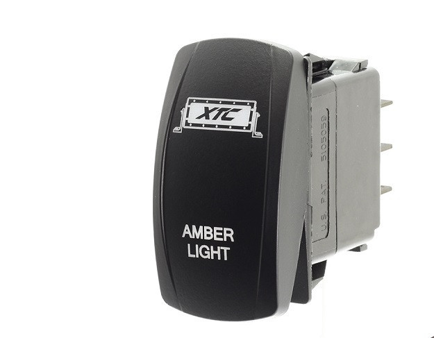 Polaris Ranger Amber Light Bar Rocker Switch by XTC Power Products
